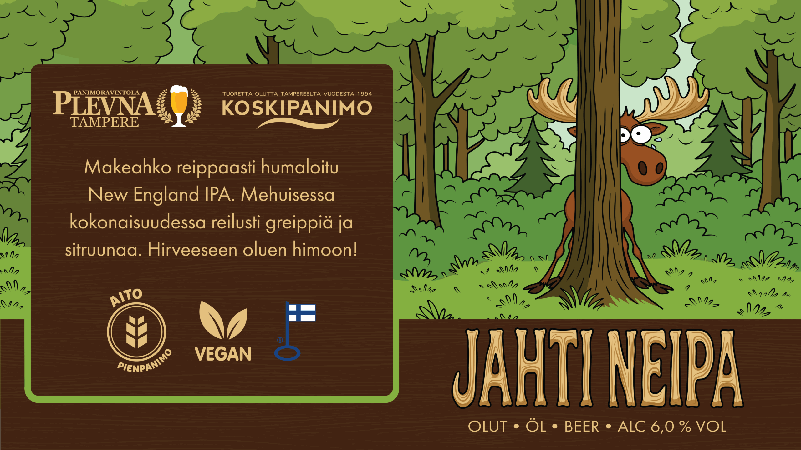 Jahti NEIPA 6,0 % - Panimoravintola Plevna ja Koskipanimo